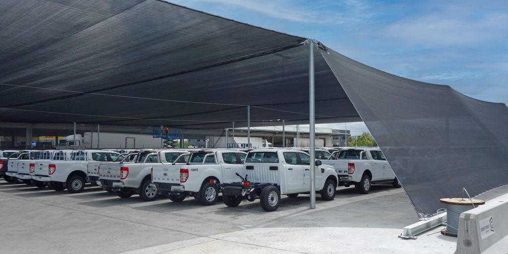 TensoNet Hail Net Protection Canopy | Commercial Hail Net