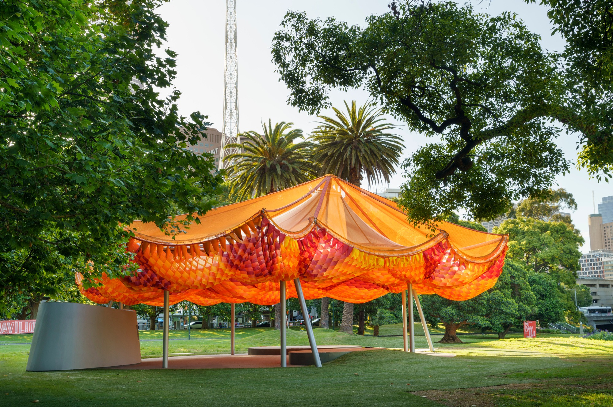 Case Study | MPavilion 2022 STFE Layer | MakMax Australia