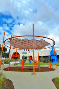 Case Study | North Melbourne Circle Shade Structures | MakMax Australia