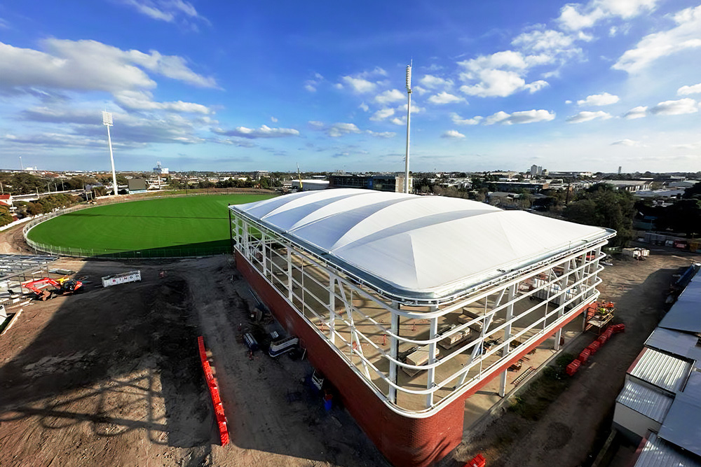 Case Study | Whitten Oval Indoor Training Facility | MakMax Australia