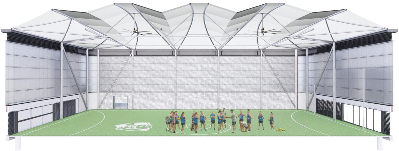 Case Study | Whitten Oval Indoor Training Facility | MakMax Australia