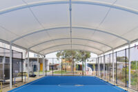 Case Study | Woodcroft College School COLA Shade Structure | MakMax ...