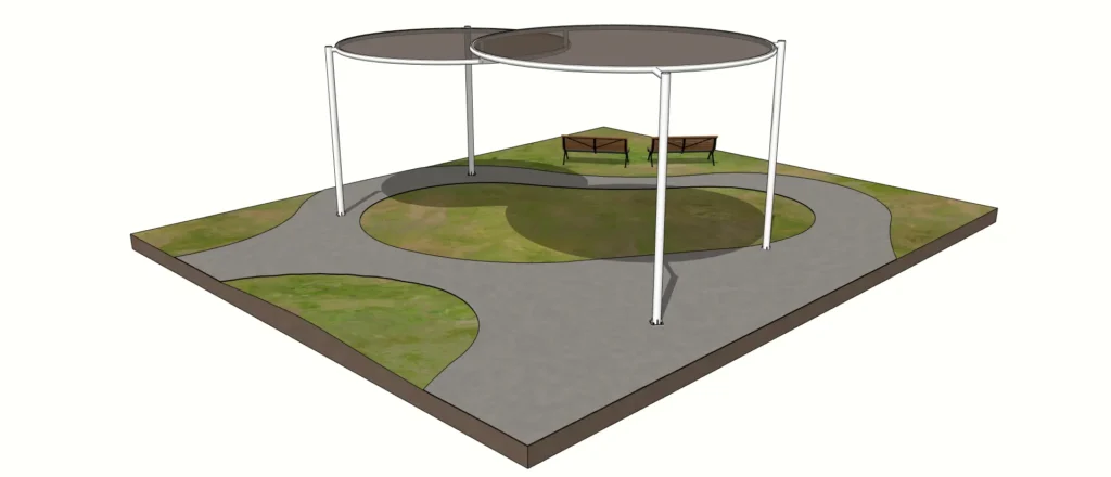 Case Study | Granville Park Helios Shade Structures | MakMax Australia